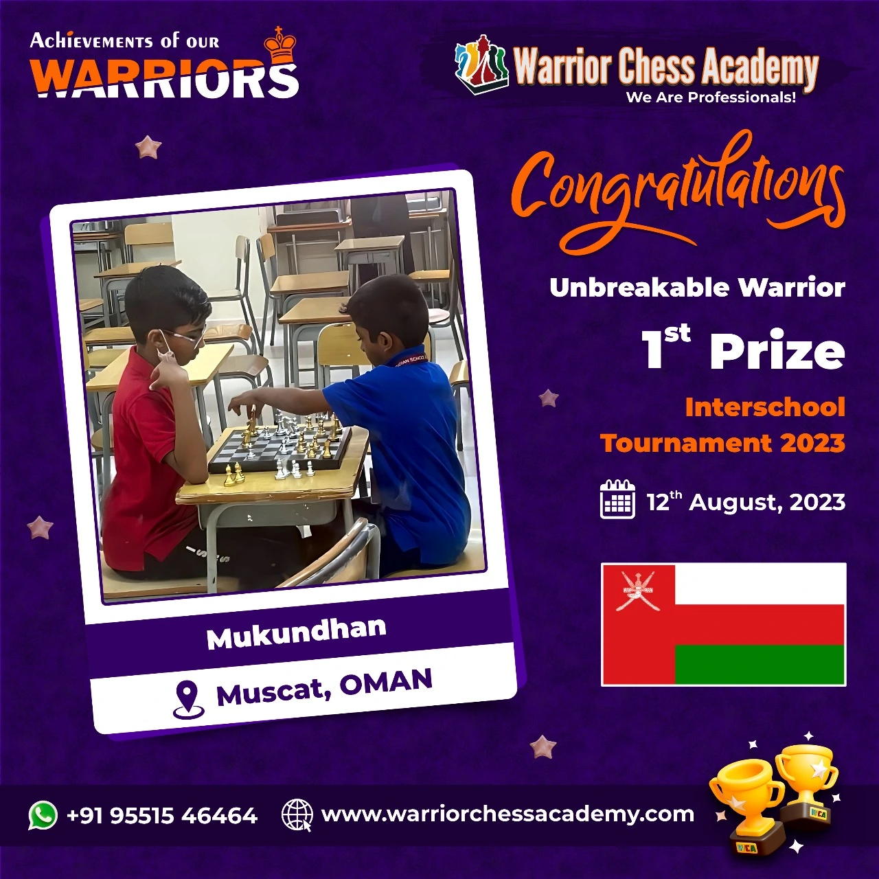 Warrior Chess Academy